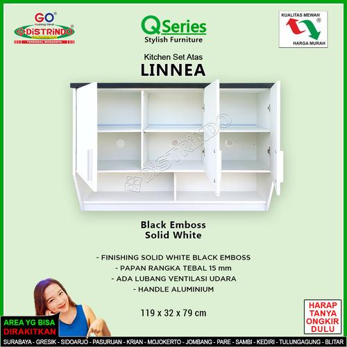 Jual Lemari Rak Dapur/ Kitchen set ATAS PUTIH Mewah Rangka Tebel 15mm ...