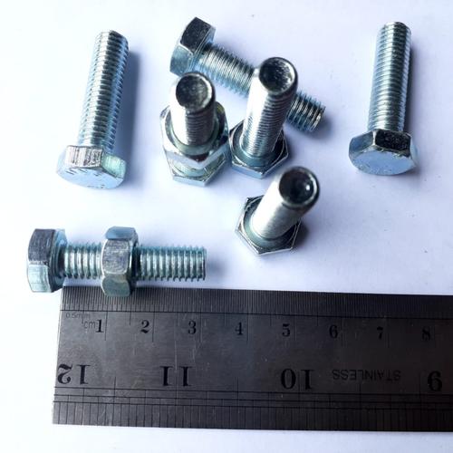 Jual M8X30 BAUT MUR PUTIH BMP M8 X 30 PANJANG 3CM 3 CM KUNCI 13 GALVANIZ - Kab. Tangerang ...