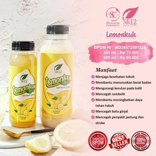 Jual Lemonkuh SR12 Sari Buah Lemon Asli 250 ml - Kota Surabaya - Frosya ...