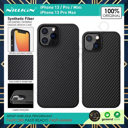Jual NILLKIN Case iPhone 13 / Pro / Max / Mini Synthetic Fiber Woven ...