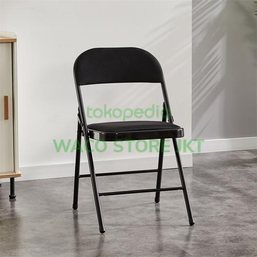 Jual Kursi Lipat Portable Folding Chair Besi Minimalis Kuat Kokoh Anti ...