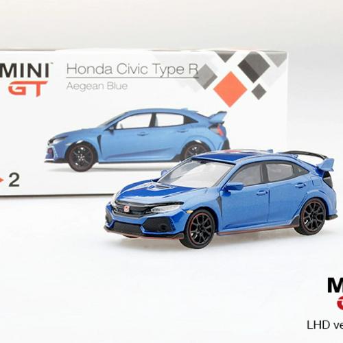 Jual Mini gt Mgt00002MJ Skala 1:64 Honda Civic Type R Warna biru ...
