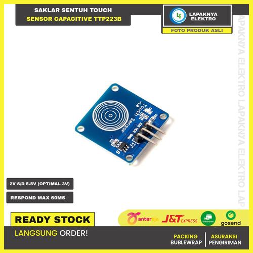 Jual Saklar Sentuh Touch Sensor Capacitive TTP223B Digital Switch ...
