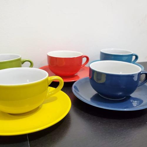 Jual Cangkir Set Two Tone / 2 Warna - Cangkir Kopi - Teh - Kuning ...