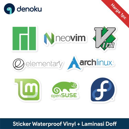Jual Sticker Programming IT Waterproof - OS / Linux / Fedora Harga 1pc ...