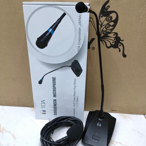 Jual Mic Mcrophone Podium Mimbar TOA ZM - 380 AS Mic Meja TOA ZM 380 AS ...