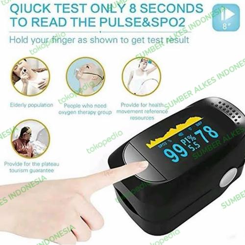 Jual Pulse Oximeter/alat ukur saturasi oksigen A2 (ORIGINAL) full ...