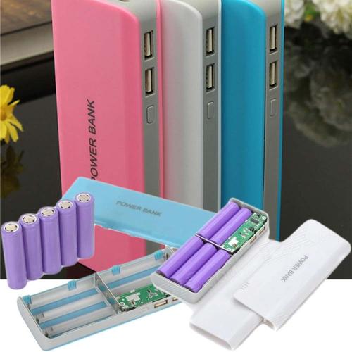 Jual PowerBank Pack Case Box DIY 5 pc Baterai 18650 Casing Power Bank ...