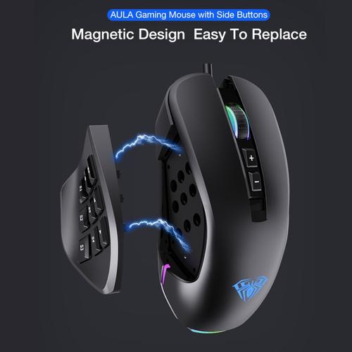 Jual Gaming Mouse Aula Complete H-510 Wired Gaming Mouse with 9 Side ...