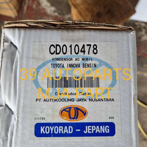Jual CONDENSOR KONDENSOR AC INNOVA FORTUNER HILUX BENSIN KOYORAD ...