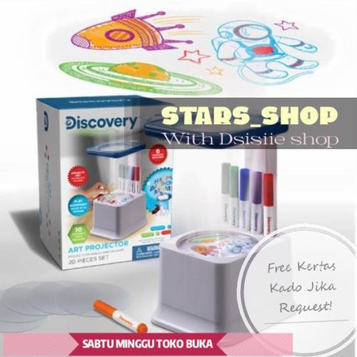 Jual Discovery Sketcher Art Projector With 6 Color Marker Original ...