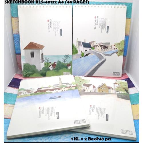 Jual scetch book a4 import ring kawat benny isi 44 lembar - Kota ...