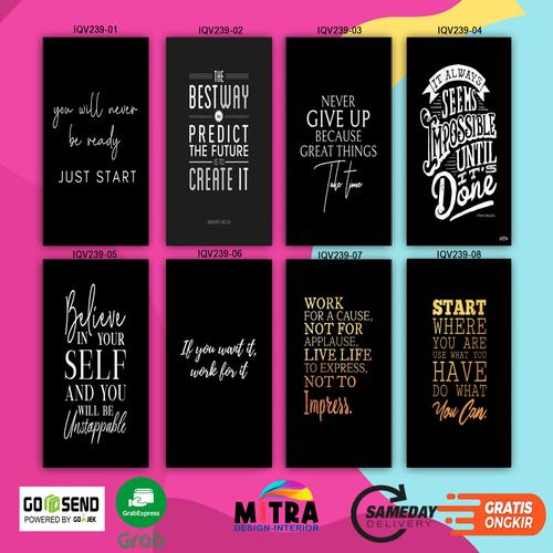 Jual Hiasan Dinding Quotes Walldecor Pajangan Rumah Poster Motivasi ...