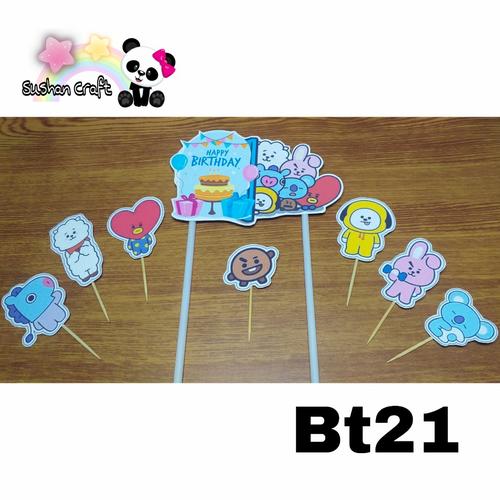 Jual topper cake BT21 BT21 - Kota Samarinda - sushancraft | Tokopedia