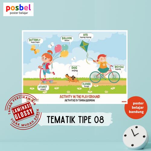 Jual Tipe 08 Poster Belajar Seri Kegiatan di Taman Bermain - Kota ...