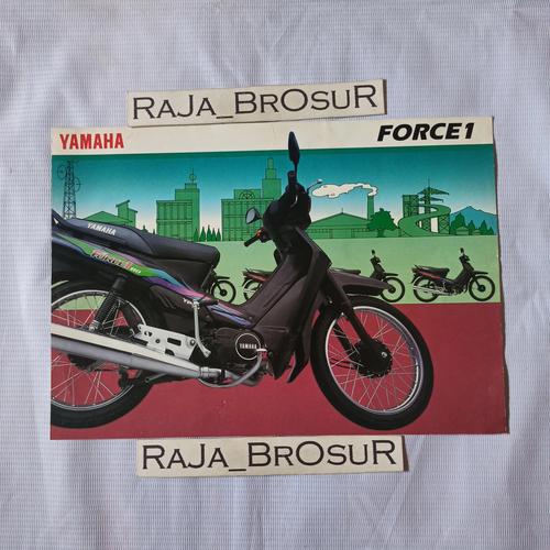 Jual Poster brosur katalog flyer jadul lawas Yamaha Force1/Force 1/F1 1996 - Kab. Langkat ...
