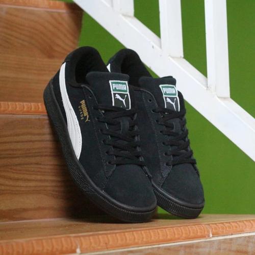 Jual SEPATU PUMA BLACK LINE WHITE ORIGINAL MADE IN INDONESIA - Hitam ...