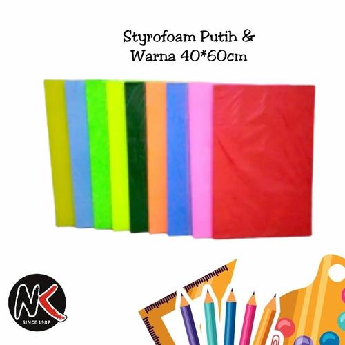 Jual Styrofoam Lembaran 40x60 cm Putih Warna - Kota Bogor - Naga ...