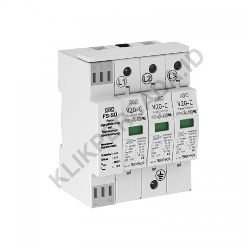 Jual OBO - SURGE ARRESTER OBO V20-C 280Vac FS-SU 3 PHASE - Jakarta ...