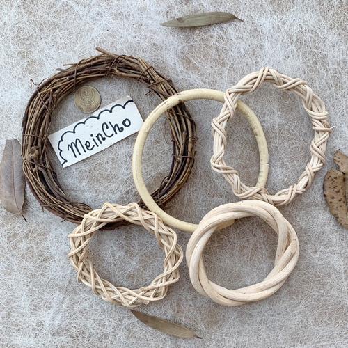 Jual Ring Wreath ROTAN Ranting Ring Rotan Flower Crown Rattan Dried ...