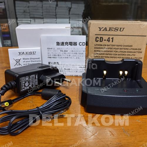 Jual Charger Yaesu CD-41 VX-8R VX-8E VX-8DR +Adaptor - Jakarta Barat ...