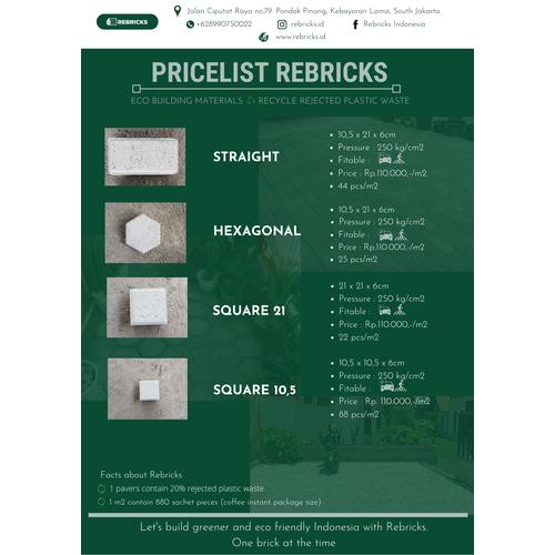 Jual paving block daur ulang - Jakarta Selatan - Rebricks Indonesia ...