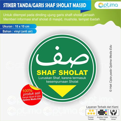 Jual STIKER TANDA SHAF SHOLAT UNTUK MASJID, MUSHOLA, - Kab. Klaten ...
