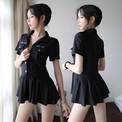 Jual Sexy Kostum Seragam Polisi Baju Polwan Police Cosplay Costume ...