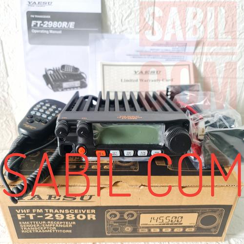 Jual RADIO RIG RIG YAESU FT2980 VHF ORI PENGGANTI FT 2900 ORI YAES FT ...