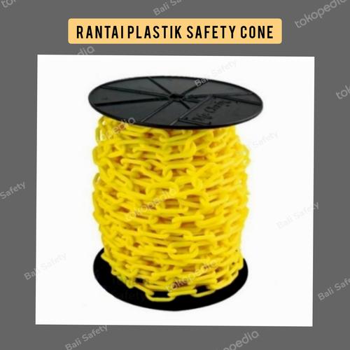 Jual Rantai Plastik Safety Cone - Kuning - Kota Denpasar - Bali Safety ...