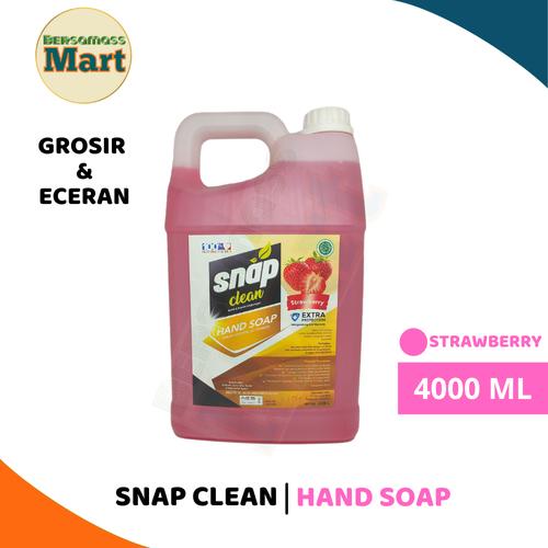 Jual Hand Soap sabun cuci tangan snap clean 4 liter - Strawbery - Kota ...
