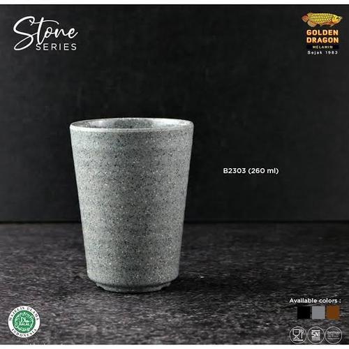 Promo Gelas Melamin Dragon Batu Tembikar Gelas Teh Ocha Gelas Hitam Abu ...