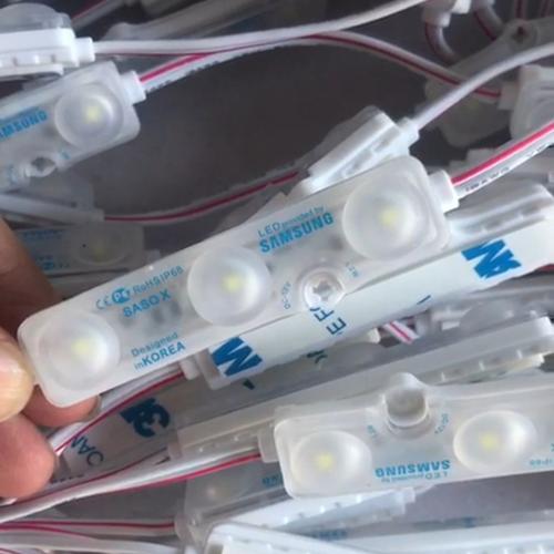 Jual Lampu LED modul Samsung Saso X DC12v 1,2w 3mata putih Super terang ...