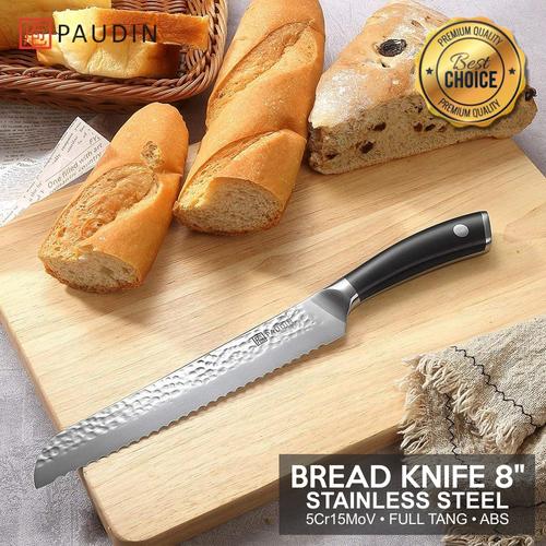 Promo Pisau Roti Paudin HP2 Premium Kitchen Bread Knife 8" Stainless ...