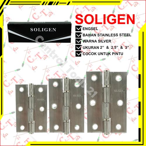 Jual Engsel Stainless Steel Tipis Pintu Jendela Lemari 2" 2.5" 3" Inch ...