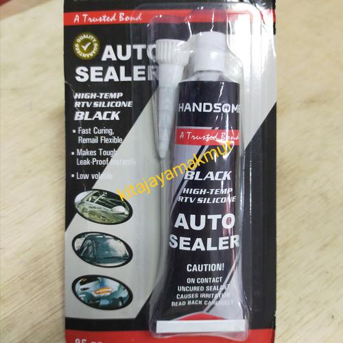 Jual Lem Silikon Hitam 85 Gram Lem Sealant Black Besar Auto Sealer ...