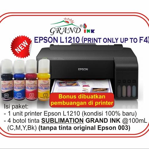 Jual Printer Epson L1210 paket Tinta SUBLIMATION Grand Ink - Jakarta ...