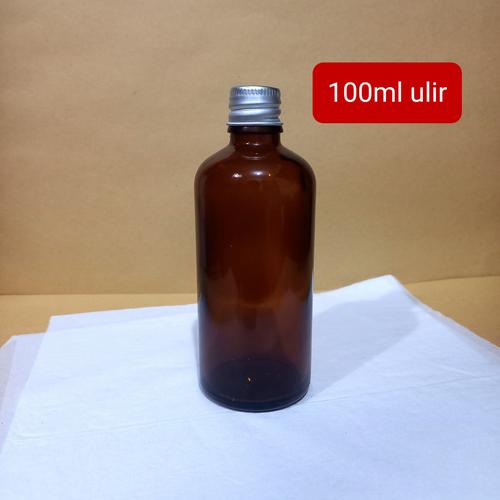 Jual Botol kaca 100ml ulir alumunium - botol kaca ulir - Jakarta Timur ...