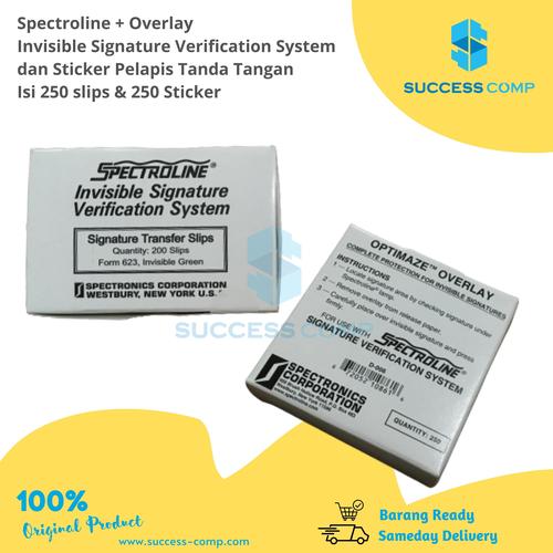 Jual Spectroline Overlay Kertas dan Stiker Verifikasi Tanda Tangan ...