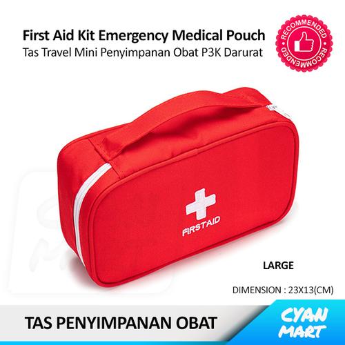 Jual Kotak Obat Tas P3K First Aid Kit Medicine Emergency Travel Pouch ...