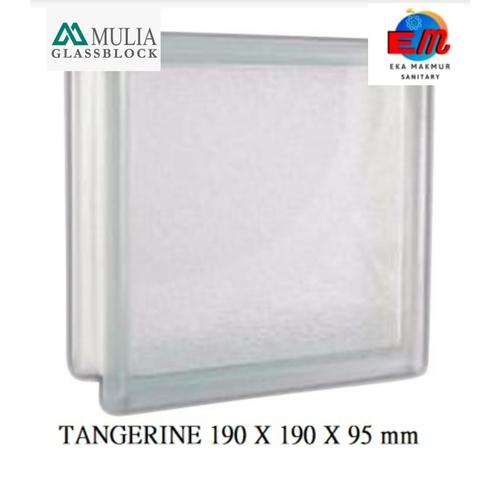 Jual GLASS BLOCK/GLASSBLOCK/GLASS BLOK MULIA MAGNA TANGERINE 9.5CM ...