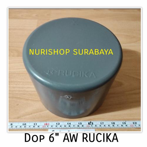 Jual Dop pvc 6 AW / Cap / tutup pipa polos tanpa drat pvc 6" inch ...