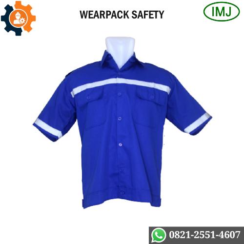 Jual Baju Seragam Kerja Safety Lengan Pendek / Baju Kemeja Lengan ...