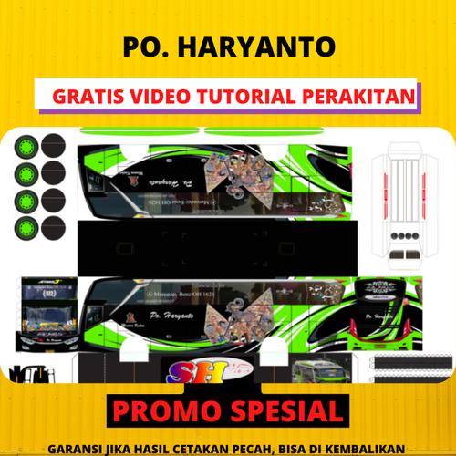 Jual PAPERCRAFT / STIKER MINIATUR BUS TRUK LEMBARAN DIY PO. HARYANTO ...