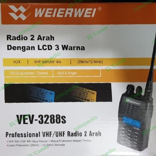 Jual RADIO HT WEIERWEI VEV-3288S UHF - Jakarta Barat - EL'Comm | Tokopedia