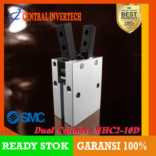 Jual SMC MHC2-10D Pneumatic Gripper Double Acting MHC210D MHC2 - Kota ...