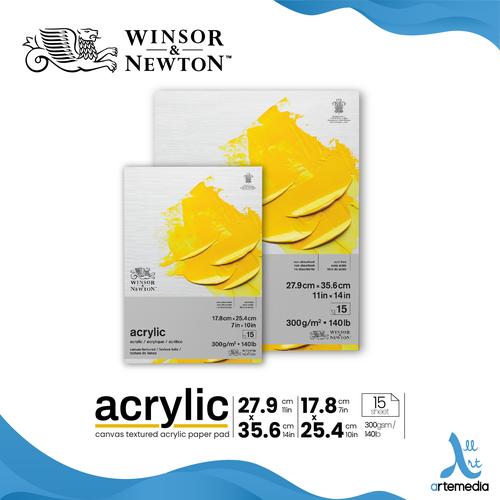 Jual Kertas Gambar Akrilik Winsor & Newton Acrylic Paper Pad - 17,8 x ...