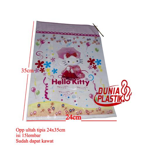 Jual 15pc OPP ULTAH LOKAL 24x35CM plastik snack ultah souvenir goodie ...