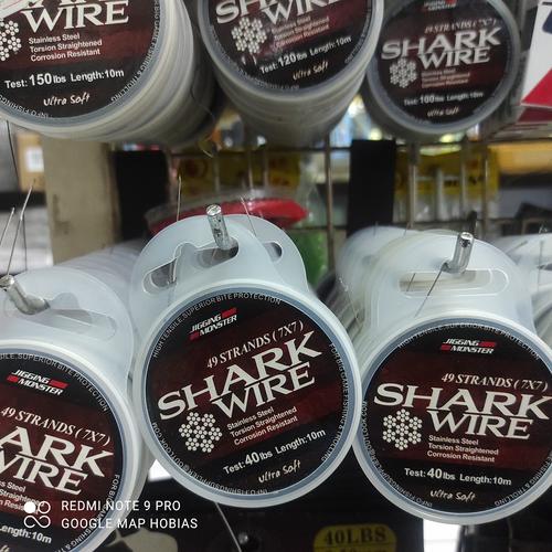 Jual Senar Pancing Neklin 7x7 10m Shark Wire - ukuran 60lb - Kab ...