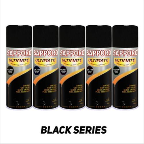 Jual Sapporo Ultimate Black Series / Cat Spray Semprot Aerosol Terbaik - UL106 - Jakarta Barat ...